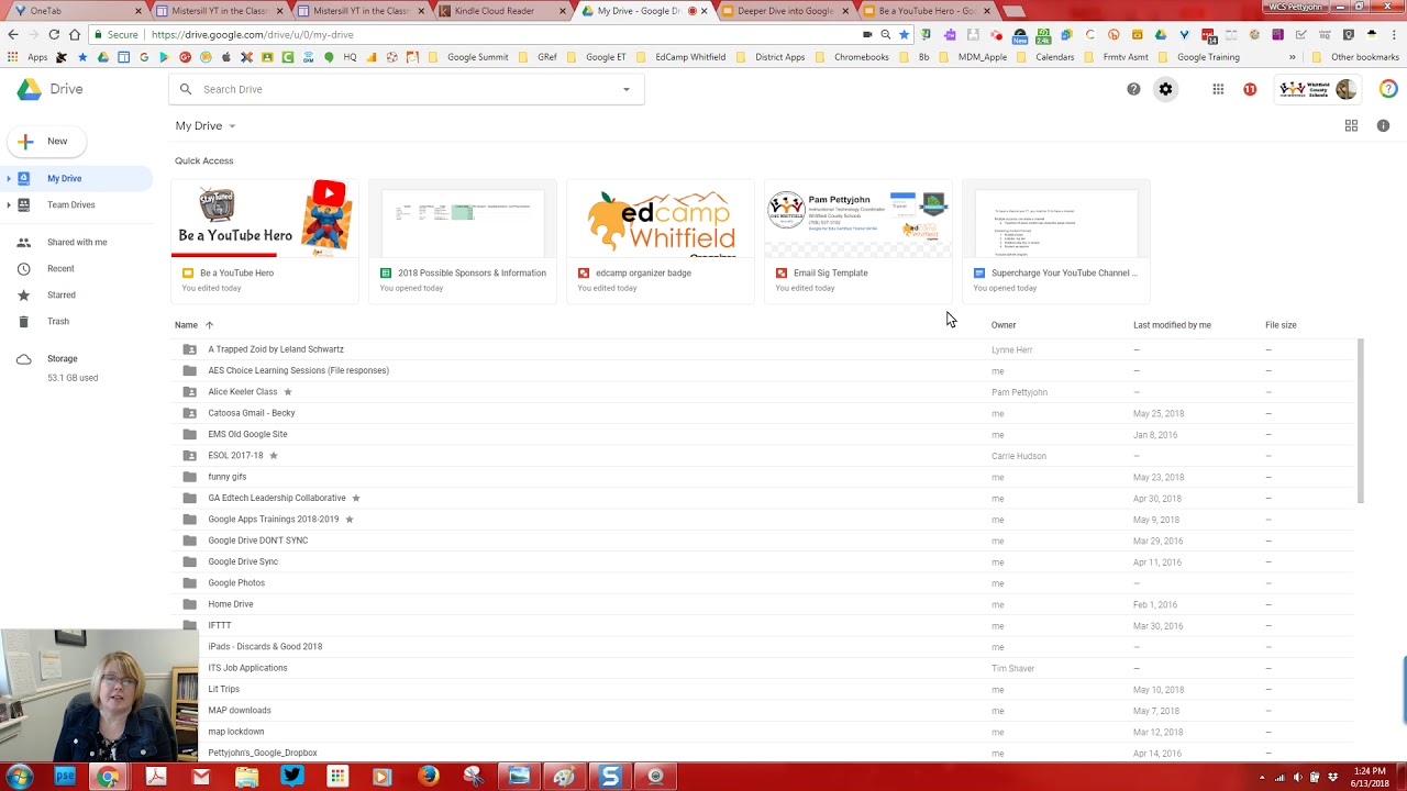 003 - Google Drive Details and Activity