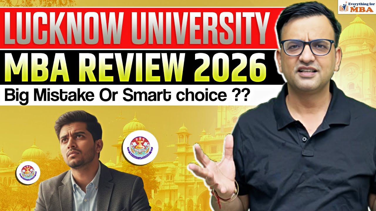 MBA at Lucknow University 😱 Complete Review | Fees, Exam, Placement & Admission Process 2026