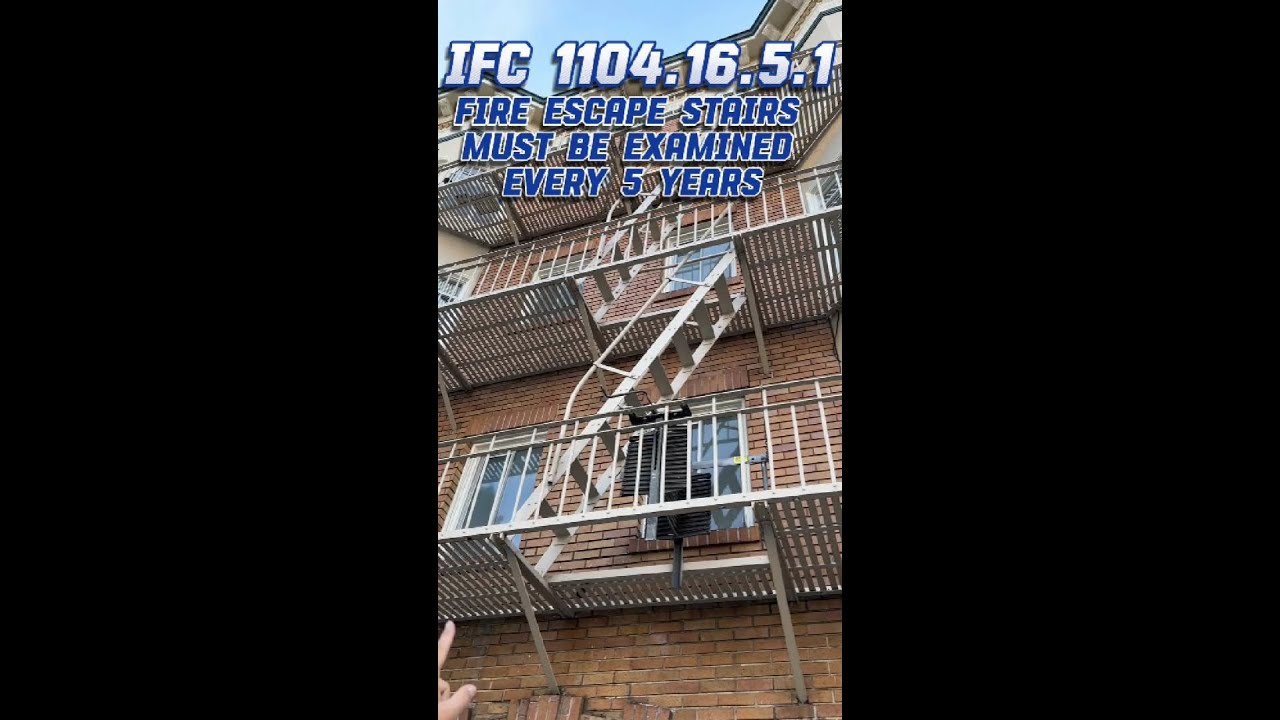 🔥 Fire Escape Certification: Mandatory Every 5 Years. Stay Safe, Stay Legal.