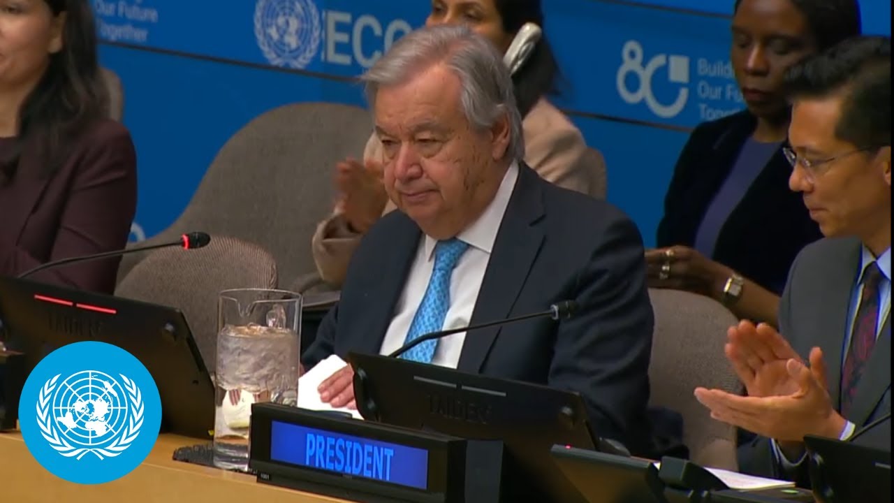 ECOSOC at 80: a turning point for multilateralism - UN Chief | United Nations