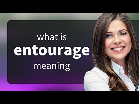 Entourage • ENTOURAGE meaning