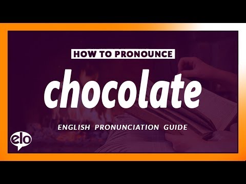 How To Pronounce Chocolate? | Pronunciation and Definition (Human Voice)