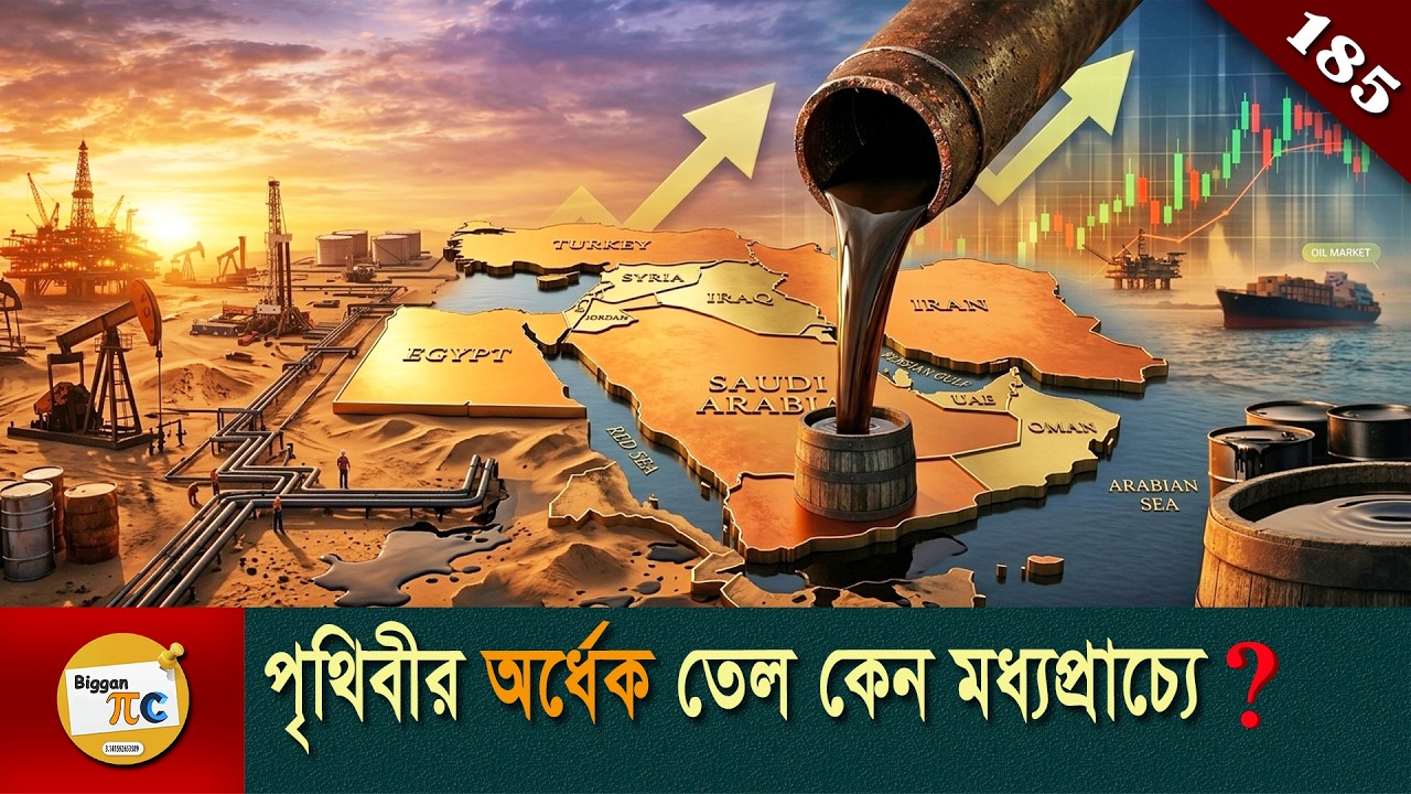 মধ্যপ্রাচ্যের তেল রহস্য  Why middle east has so much oil explained in Bangla Ep 185