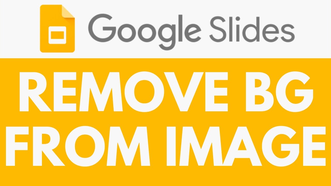 How To Remove Background from Image in Google Slides | Delete Background | Google Slides Tutorial