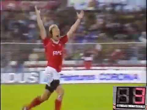LATE GOAL of Vata Matanu (Benfica) v OM at 83 / 1989-90 UCL semifinal 2º leg