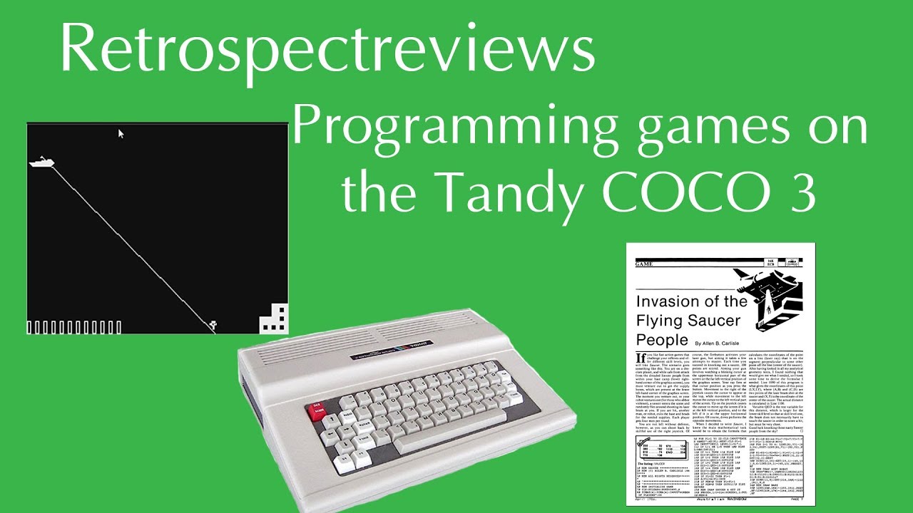 Tandy COCO 3 Game Programming - Retrospectreviews