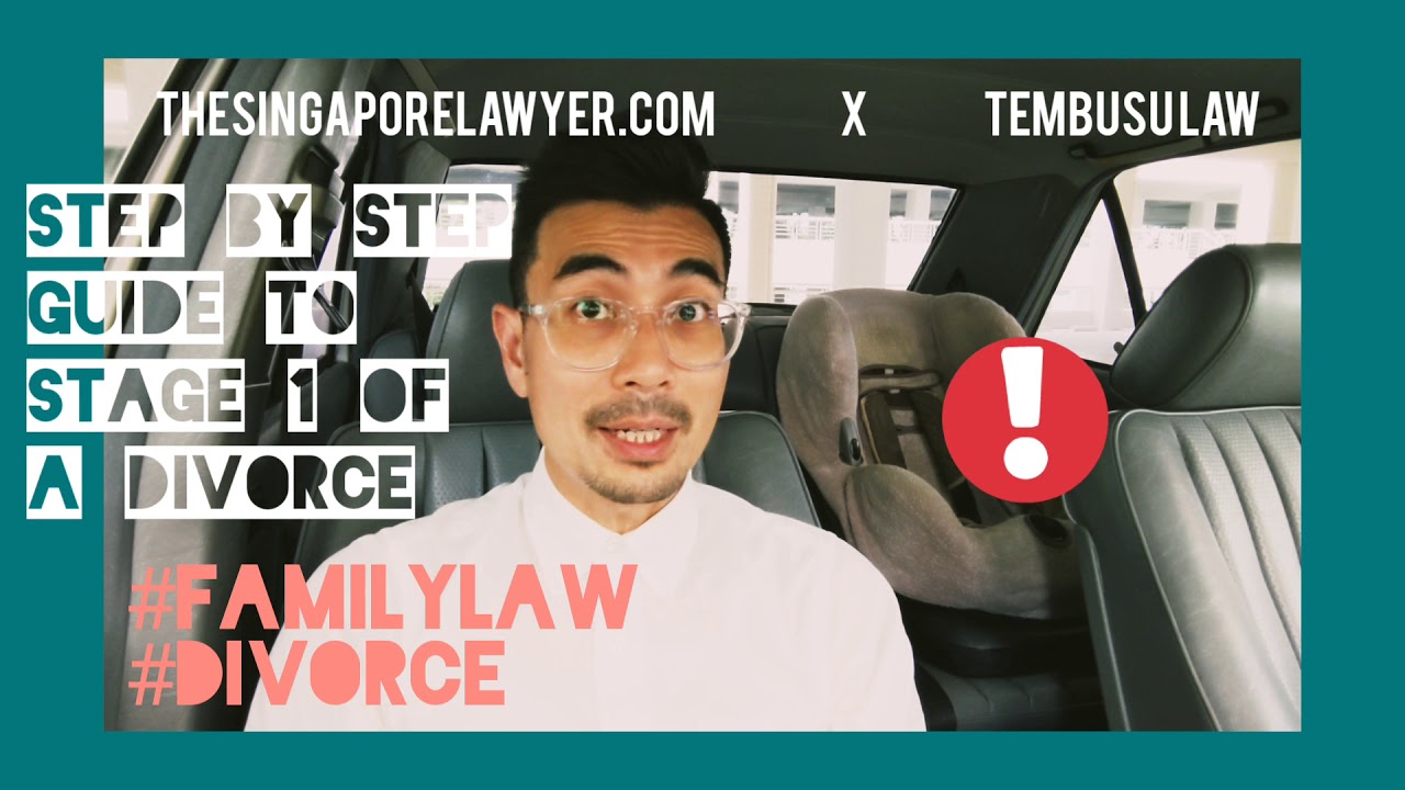 #TheSingaporeLawyer Episode 37: Step by step guide to Stage 1 of a Divorce