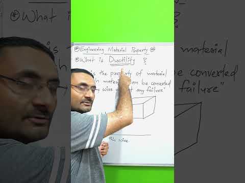 What is Ductility | Material Property #all_university
