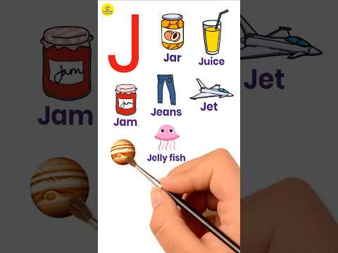 J alphabet words with pictures | alphabet words | Words start with J #alphabet #shorts #english