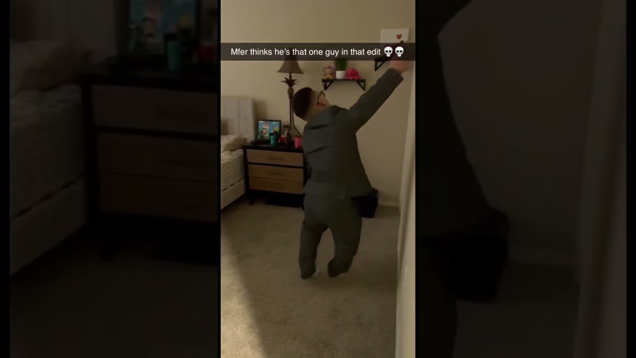 Bro thinks he’s in an edit 😭 #viral