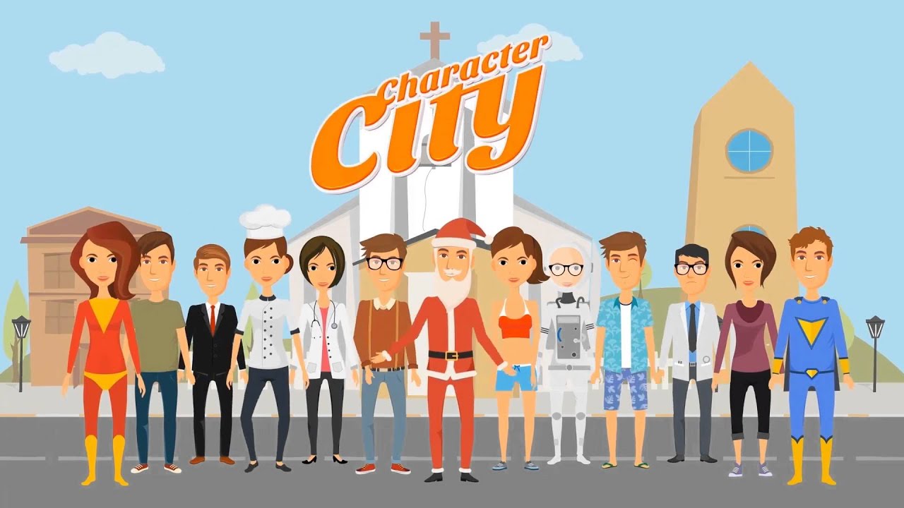 Character City V2   Explainer Video ToolKit After Effects Template