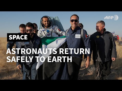 ISS crew return safely to Earth | AFP