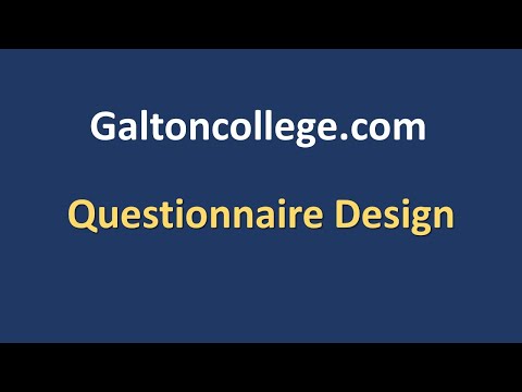 Questionnaire Design