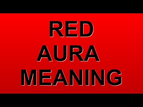 Red Aura Color Meaning