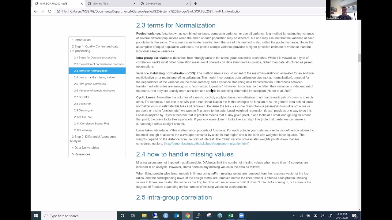 Bioinformatics for Proteomics   Stephanie Byrum - IDeA National Resource for Quantitative Proteomics