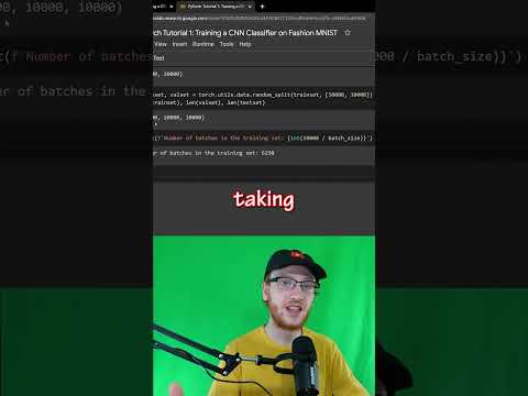 What is Batch Size? Working with Batches in PyTorch #shorts