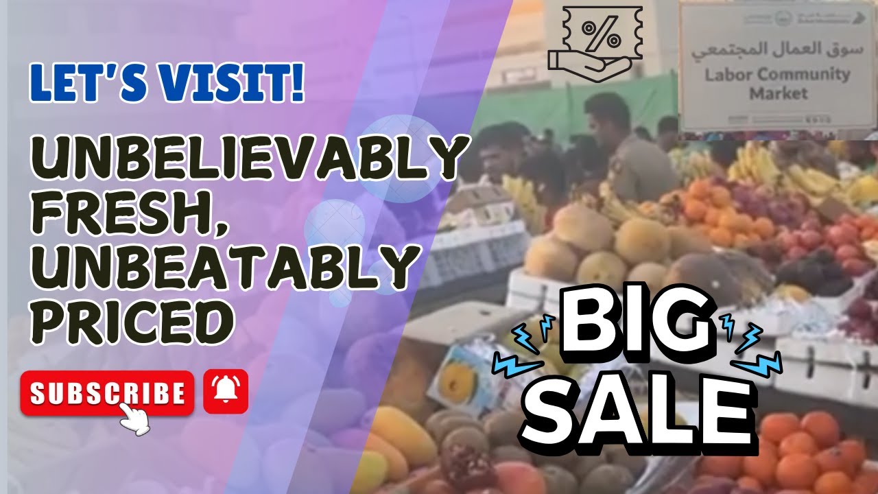 Fresh Finds for Just 1 AED! Labor Community Market in Al Quoz 4