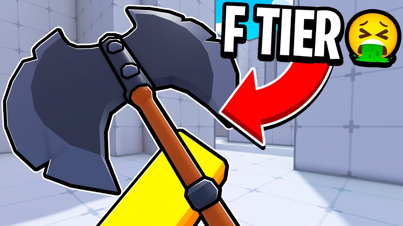 Using ONLY BATTLE AXE In Rivals