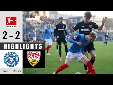 Holstein Kiel gegen VfB Stuttgart 2 - 2 | HIGHLIGHTS & GOALS | Bundesliga 2024/25