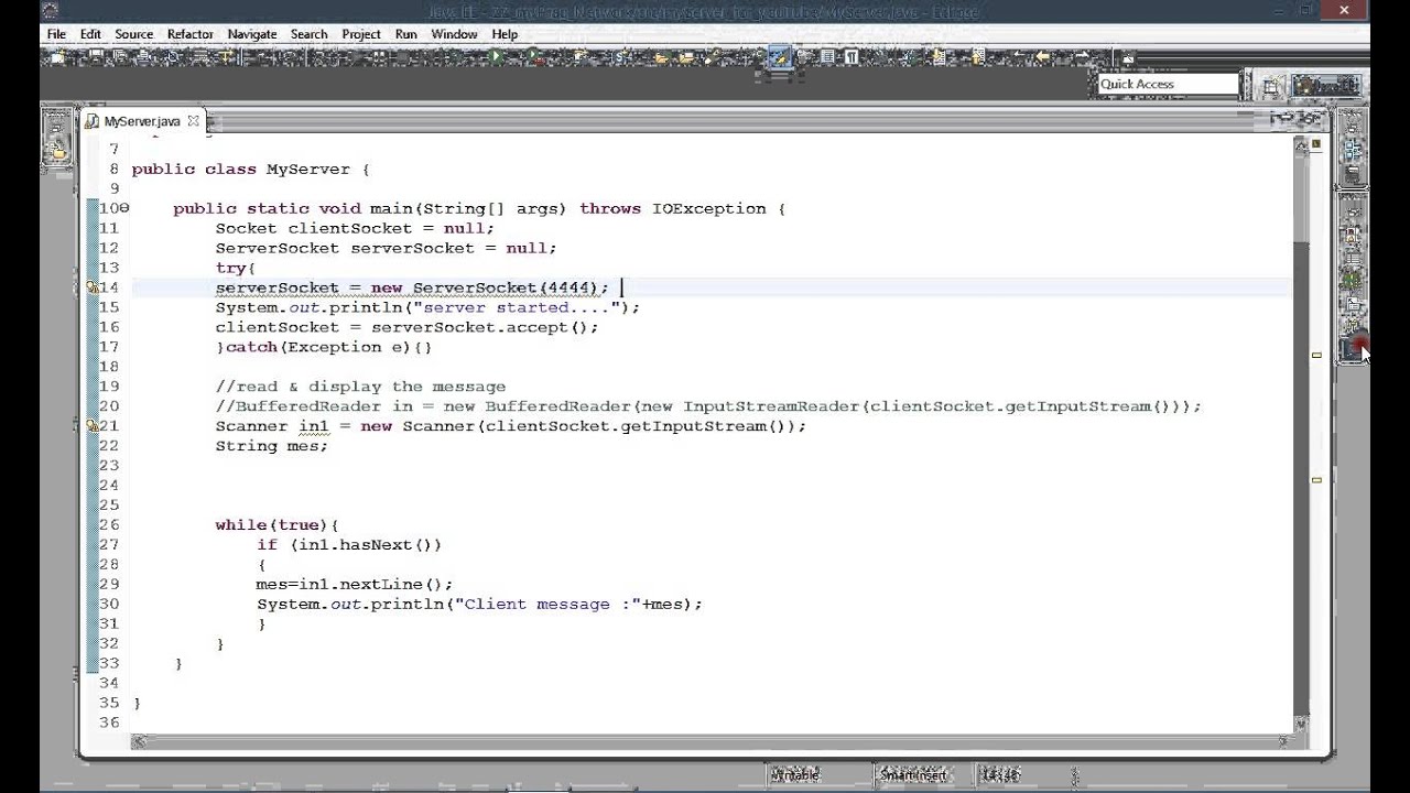 android socket programming example