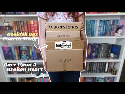 Book Haul! Unboxing Waterstones Exclusive Editions, Bookish Box Fourth Wing, Fairyloot OUABH!