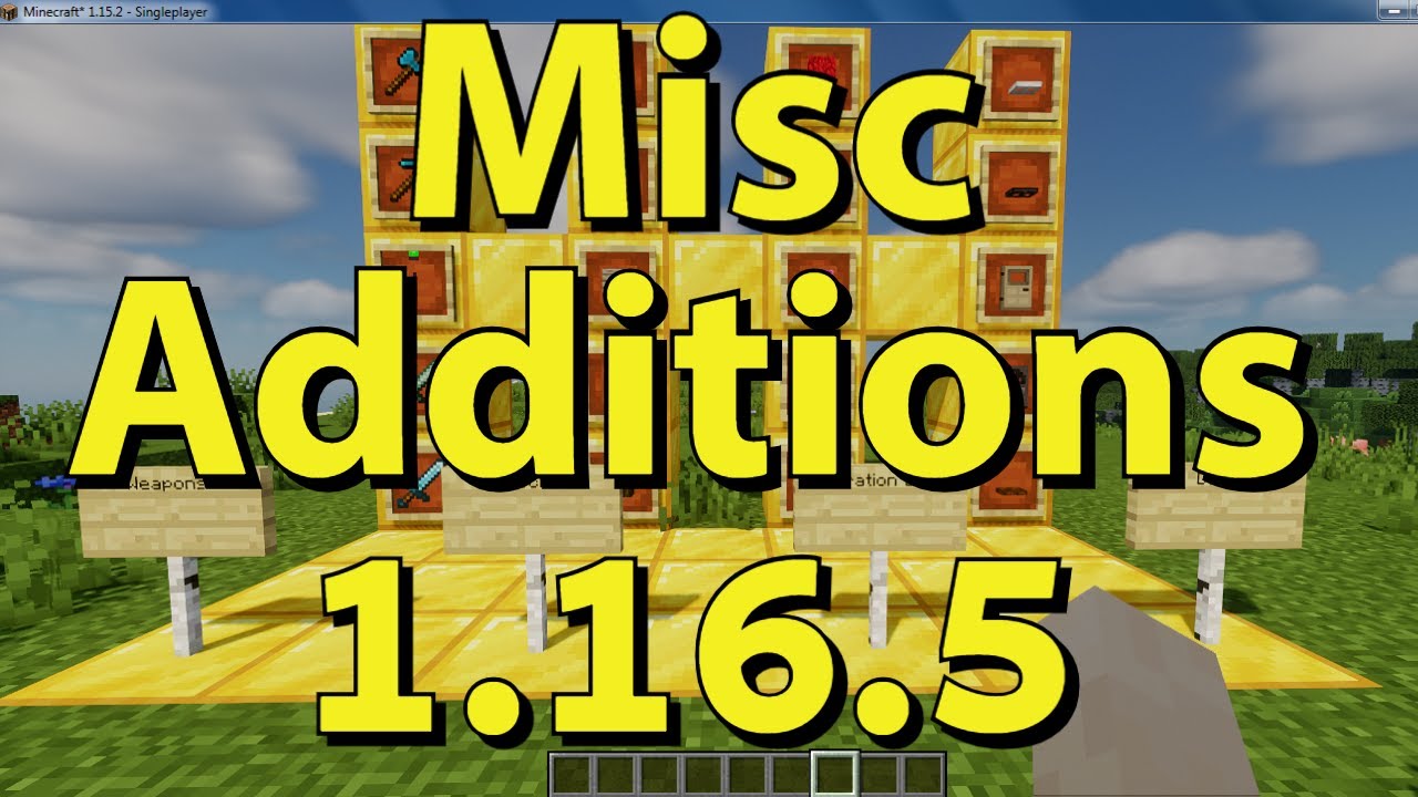 1.16.5 - Misc Additions Mod Spotlight - Installation, Gameplay for Minecraft
