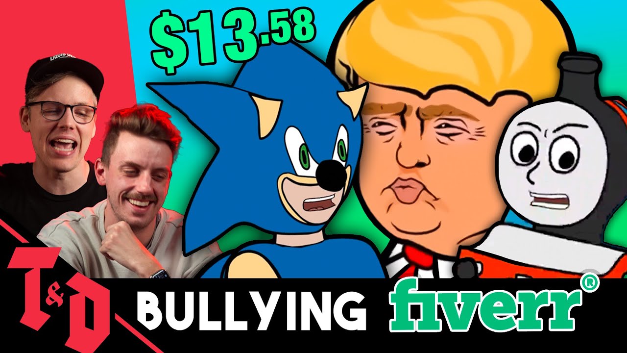 Forcing Fiverr Artists to make Edgy Cartoons | Tom and Don