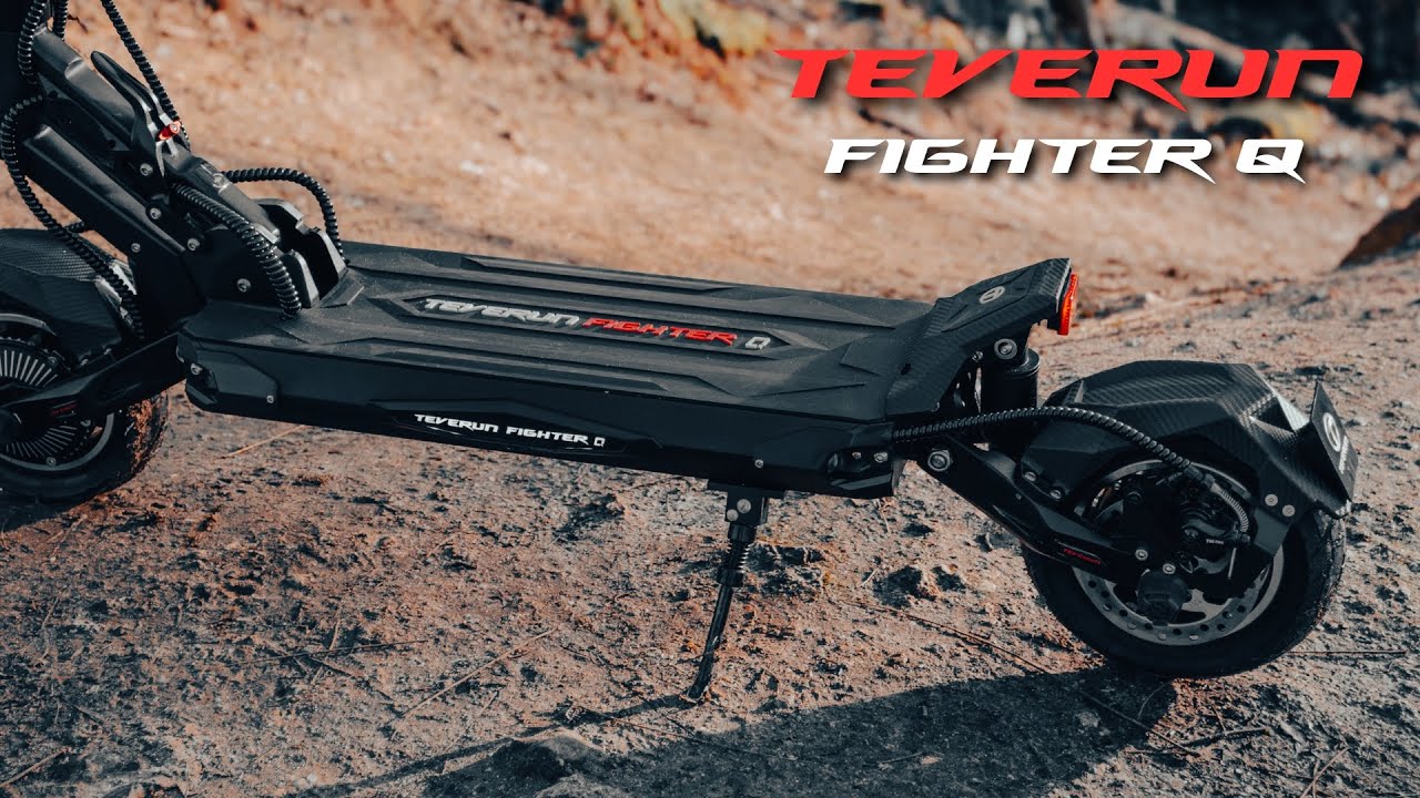 TEVERUN FIGHTER Q: 50km/h Speed, 40KM Range Commuter Scooter
