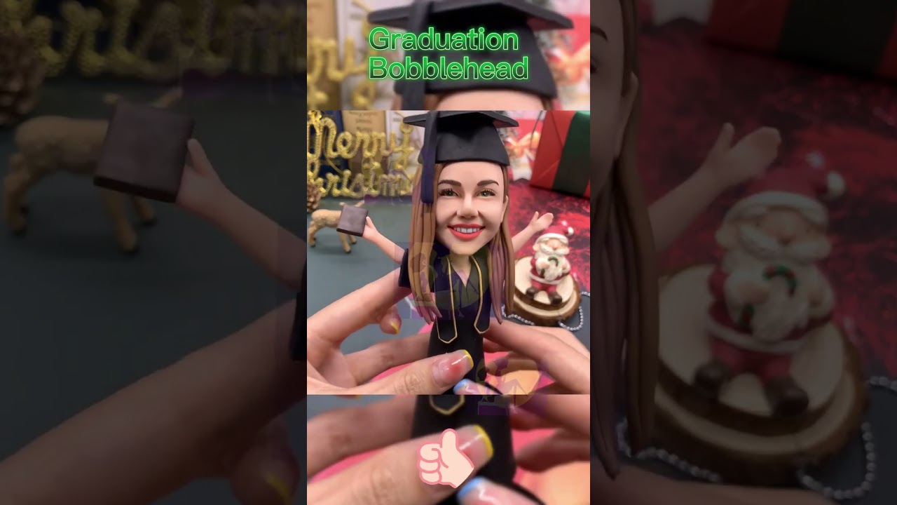 Custom Graduation Bobblehead As Gifts- Personalized Bobblehead from photo- 2023 Graduation Gifts