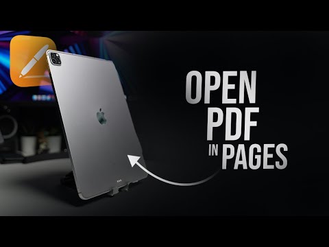 How to Open a PDF on Pages iPad (tutorial)