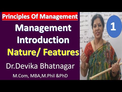 1. Principles of Management Subject - Introduction