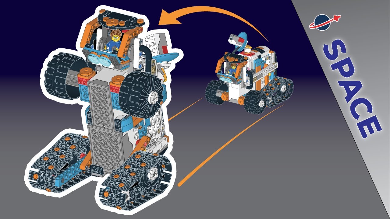 LEGO BOOST Transforming Vehicle for Space Exploration