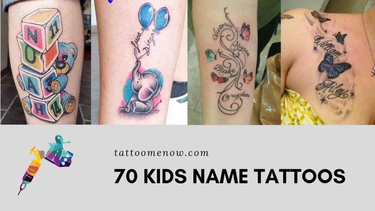 70 Kids Name Tattoos