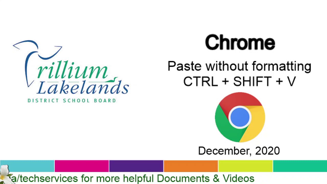 Paste without formatting...  Ctrl+Shift+V