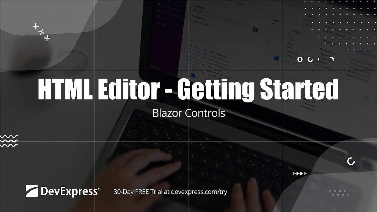 Blazor HTML Editor - Getting Started