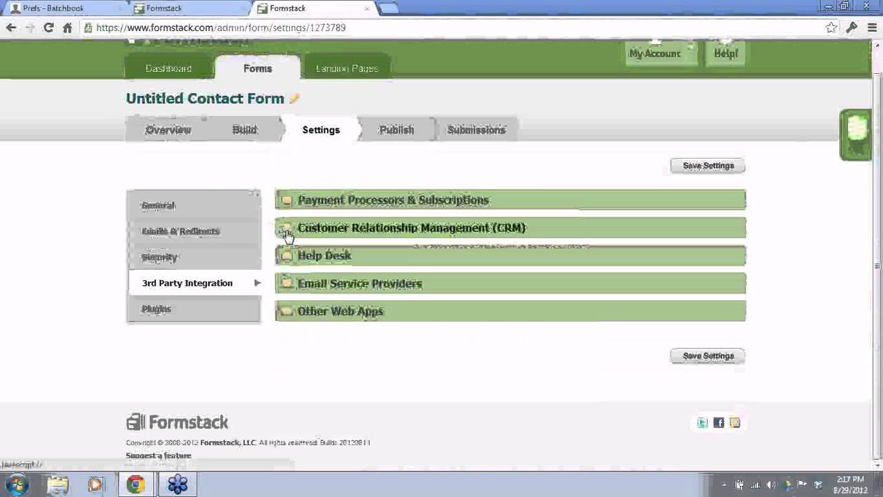 Form Meets Function: Using Formstack with Batchbook's Social CRM