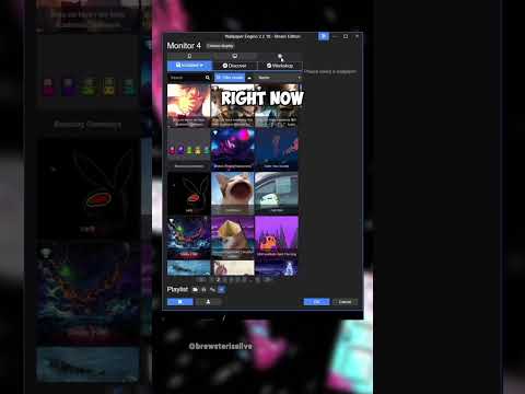 You Need to Change These Settings on Wallpaper Engine!!