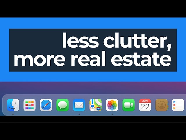 How to organize the desktop on Apple Macs