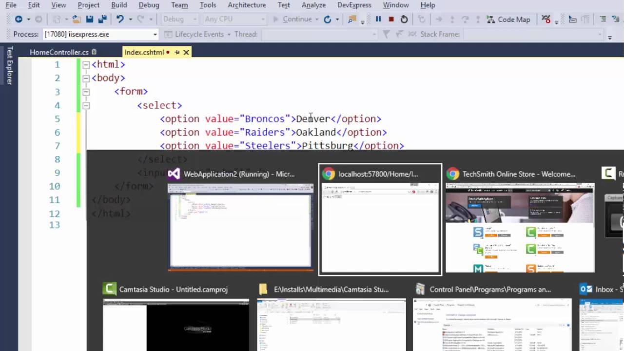 HTML Select Option Values