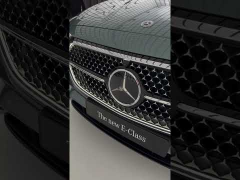 The Illuminated Front Grill of the 2024 Mercedes E Class 🚘