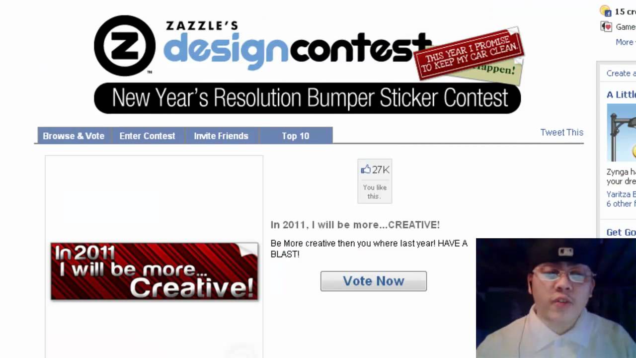 Zazzle Bumper Sticker Contest!