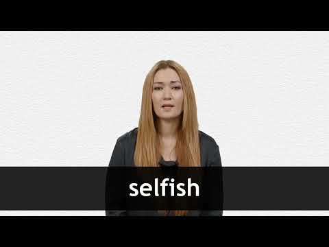 SELFISH BEHAVIOR definición y significado | Diccionario Inglés Collins