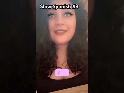 Learn Spanish with Spanish listening practice 👂 slow speech 🎤 #ispanyolca #español #spanish #learn