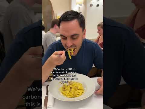 Best carbonara in Rome