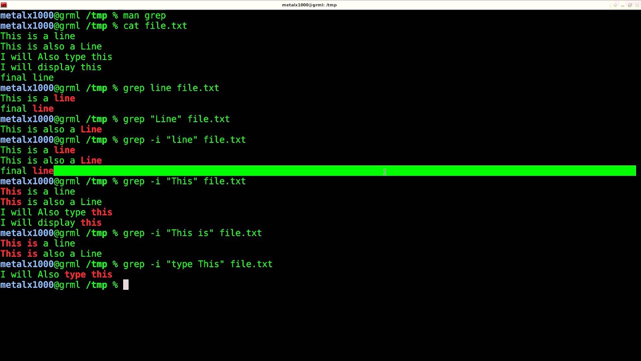 GREP Basics Part 1 Linux Shell Script Tutorial