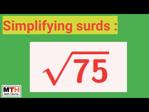 Simplify square root of 75: sqrt(75)