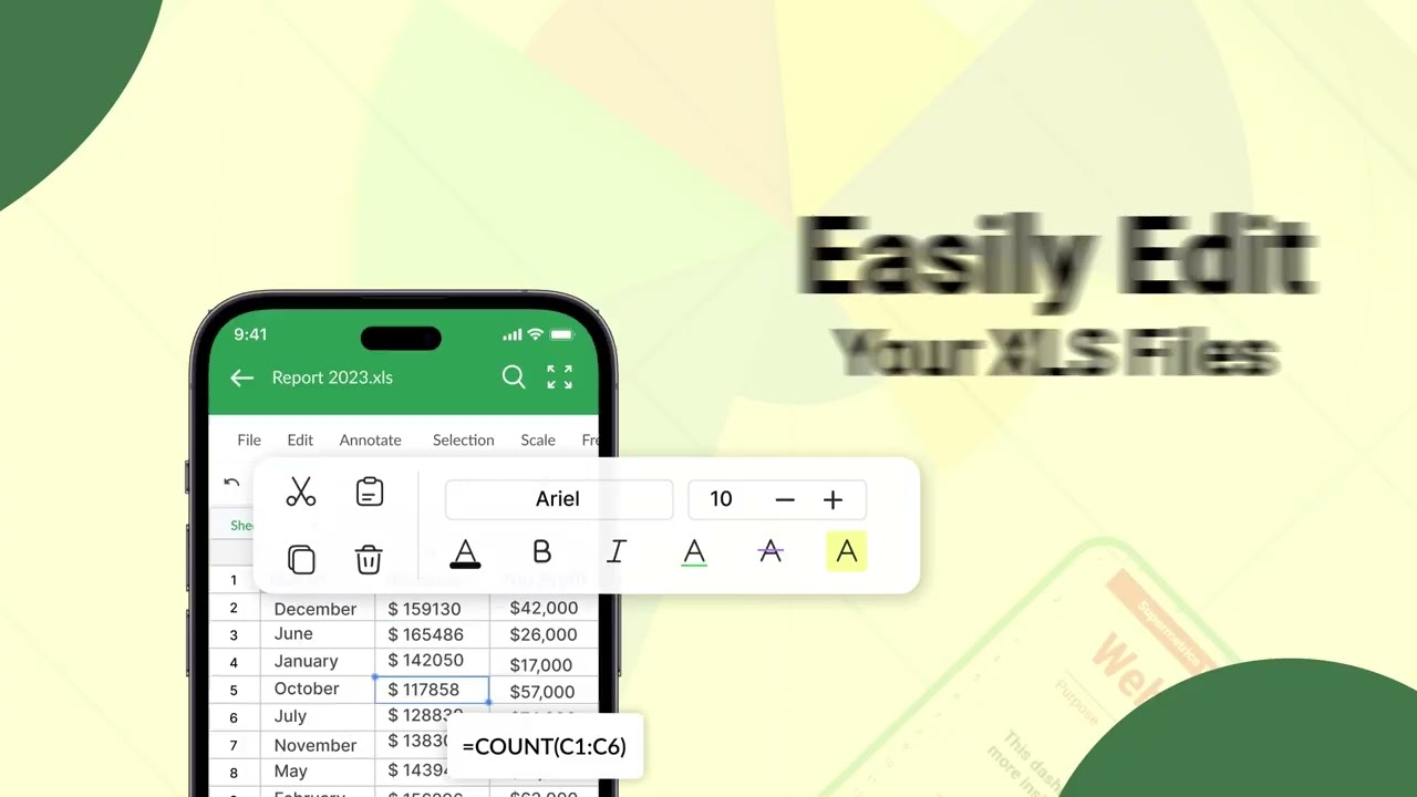 XLSX Sheets: Edit Spreadsheet | Create, Edit & View XLS Sheets