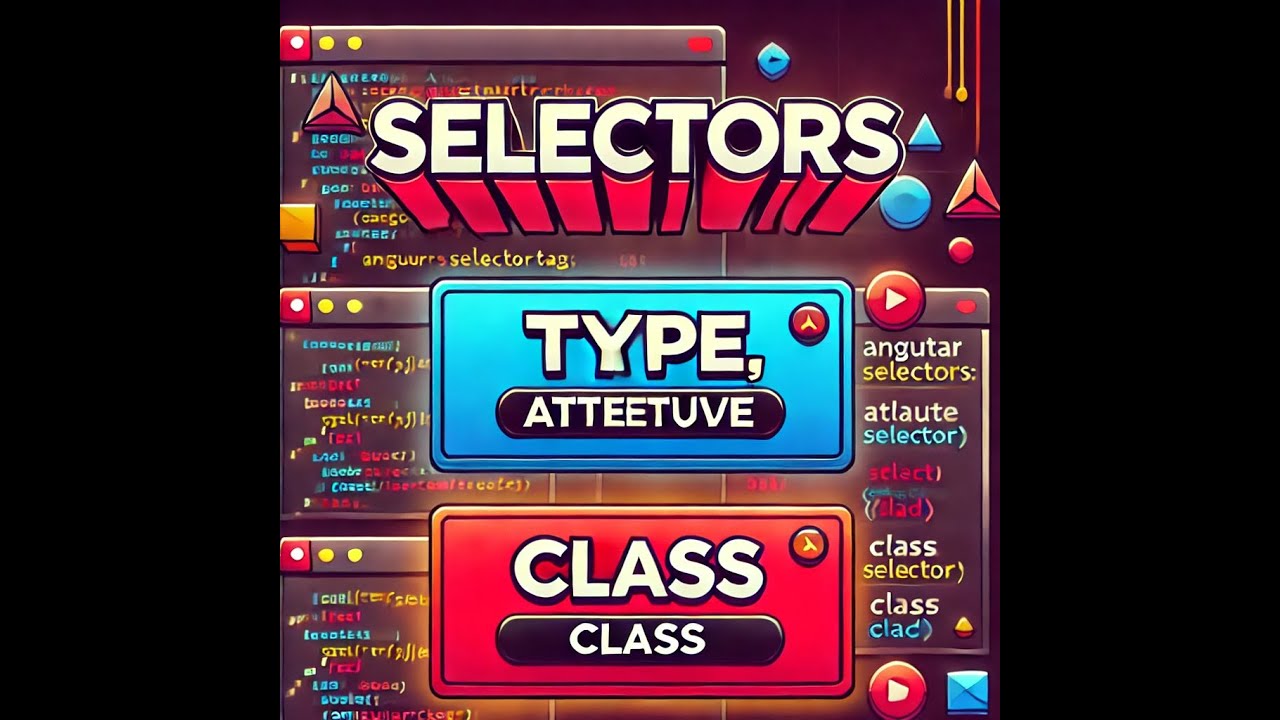Mastering Angular Selectors: Type, Attribute, and Class Selectors Explained