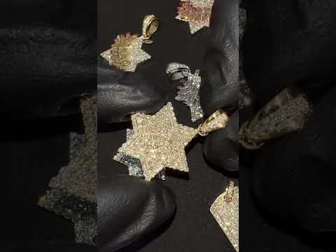Star of David Diamond Pendant #68471 #shorts