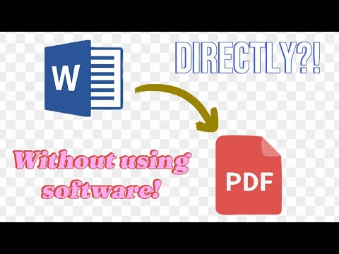 How to convert docx to pdf